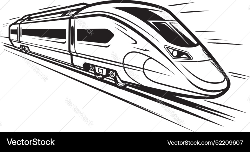 Velocity vortex black logo design with bullet Vector Image