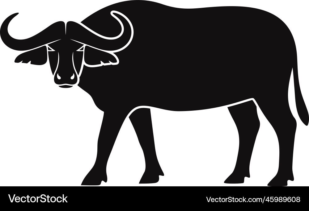 Buffalo Royalty Free Vector Image - VectorStock