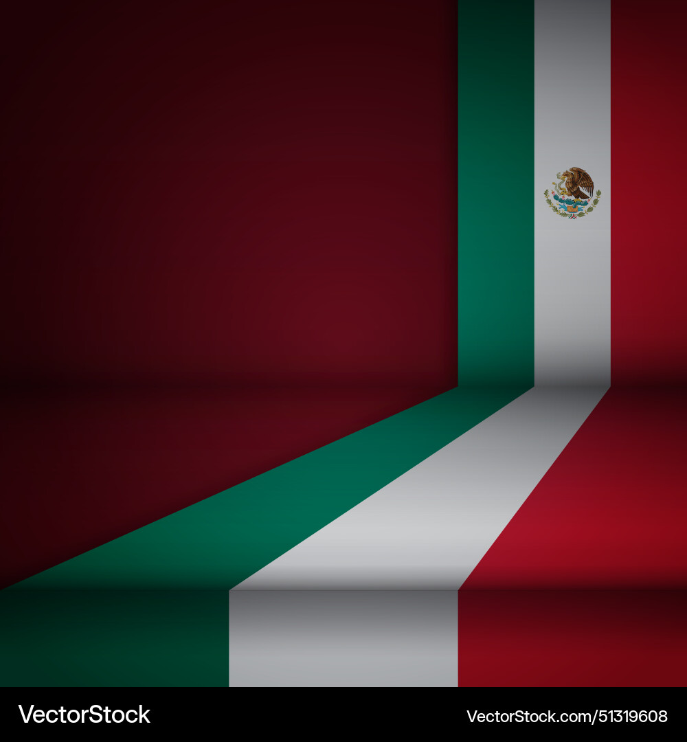Edge background mexico graphic and label Vector Image