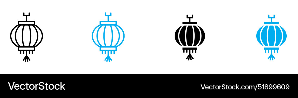 Lantern icon ideal for outdoor lighting Royalty Free Vector