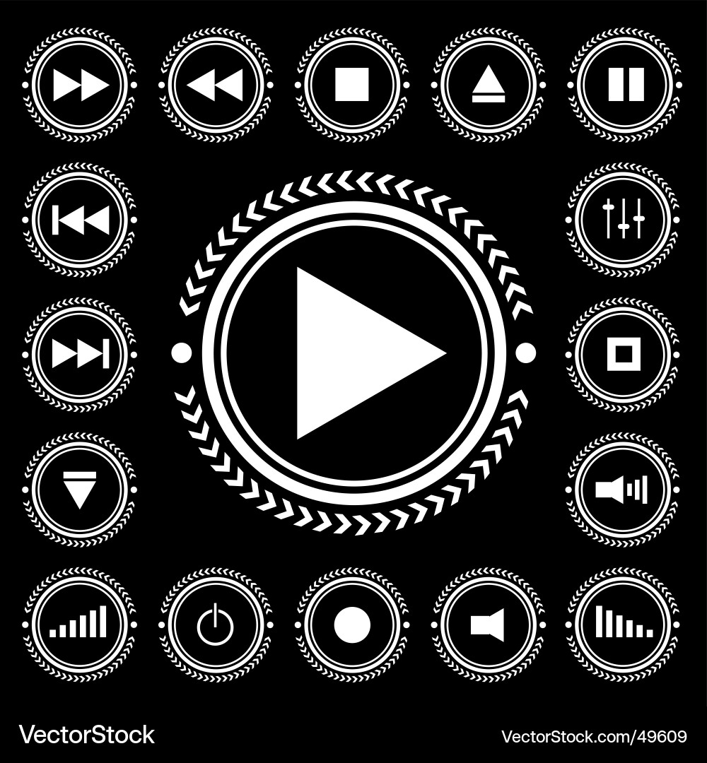 Mono control Royalty Free Vector Image - VectorStock