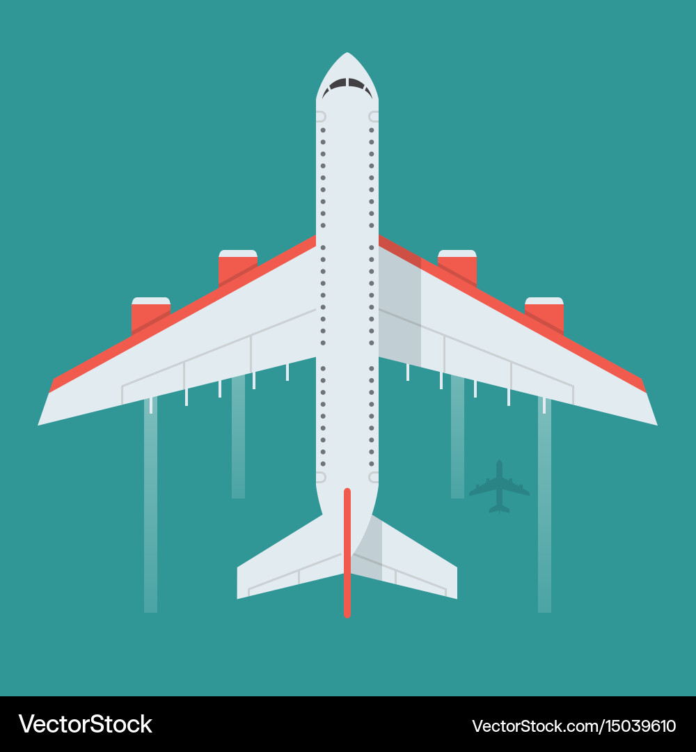 Airplane Royalty Free Vector Image - VectorStock