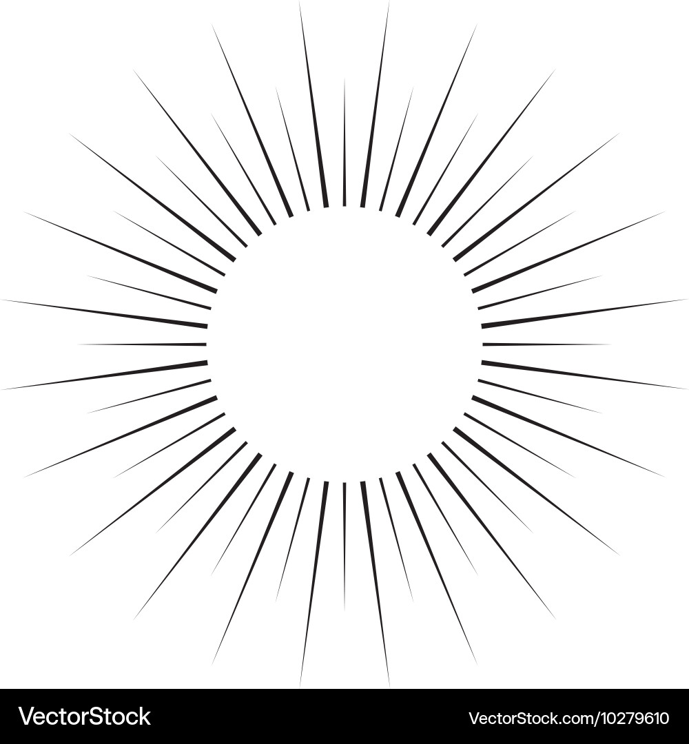 Burst frame isolated background Royalty Free Vector Image