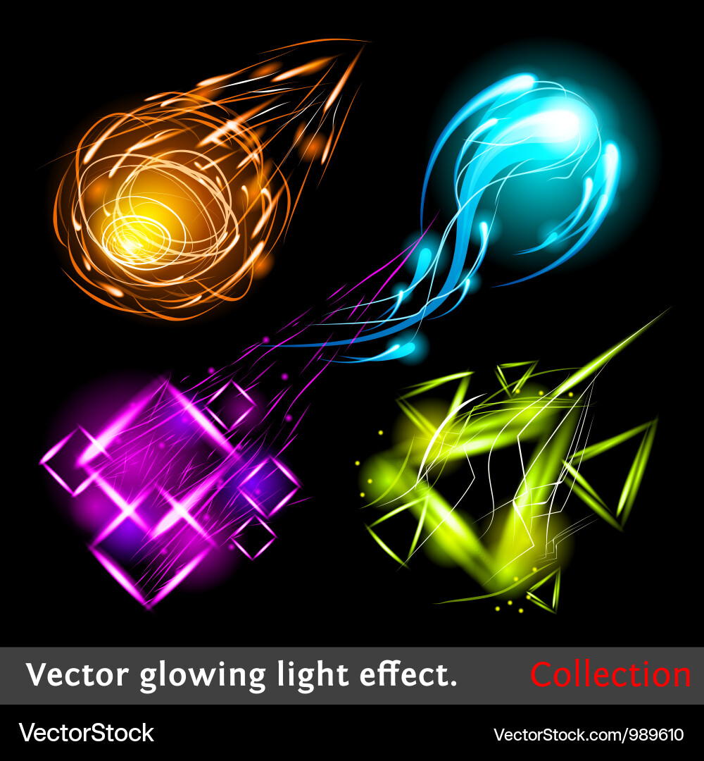 Light symbols Royalty Free Vector Image - VectorStock