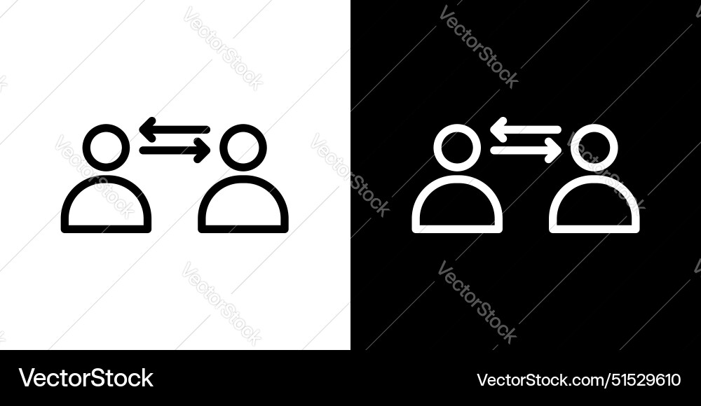 Mediator icon set professional broker symbol Vector Image