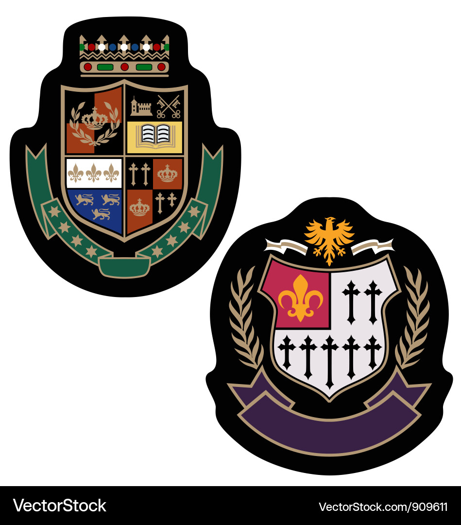 Royal College Crest Royalty Free Vector Image - VectorStock