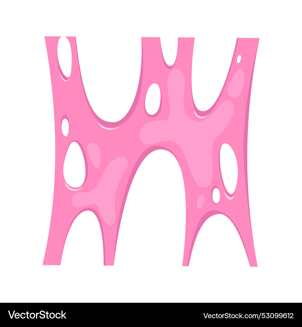 Abstract artistic design with pink color fluid Vector Image