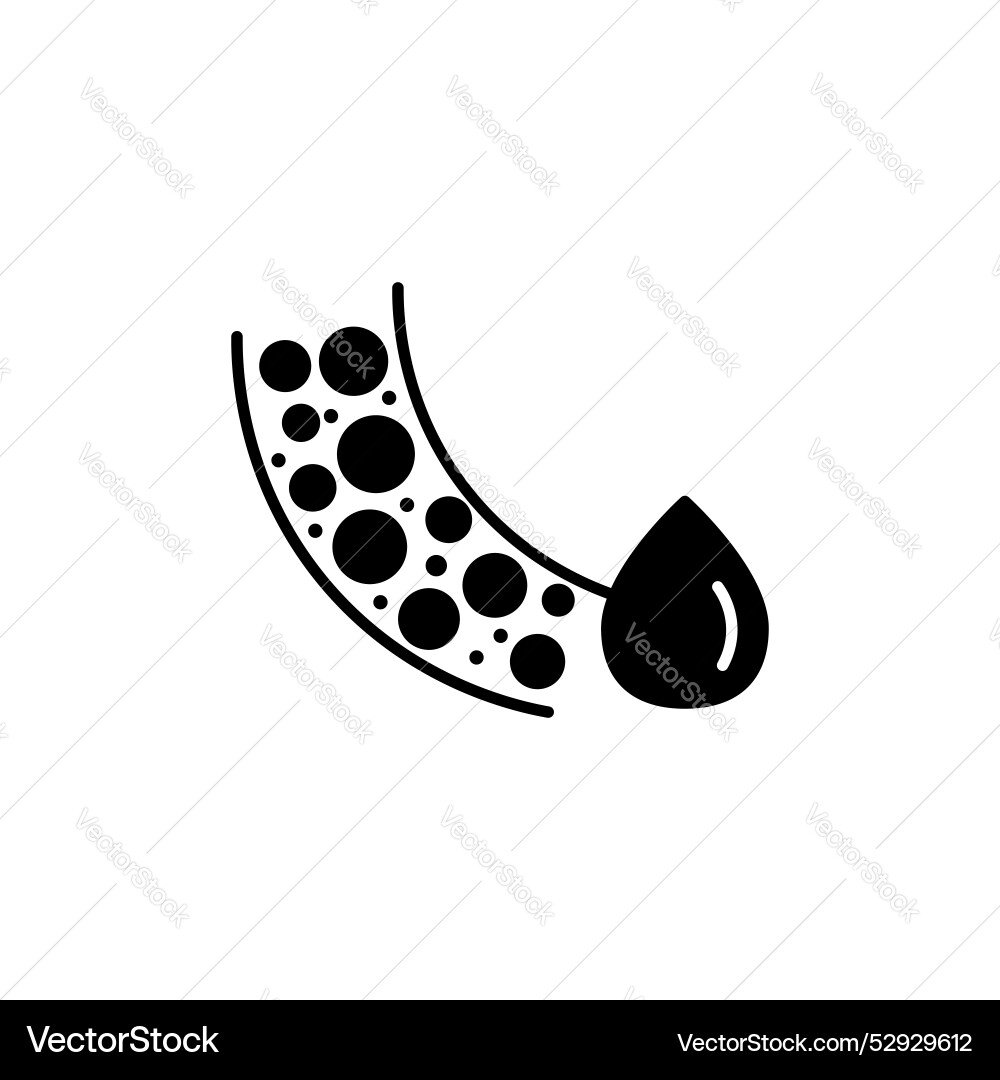 Blood flow icon set cholesterol vessel Royalty Free Vector