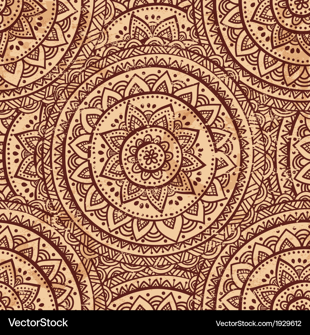 Intricate Floral Pattern Royalty Free Vector Image