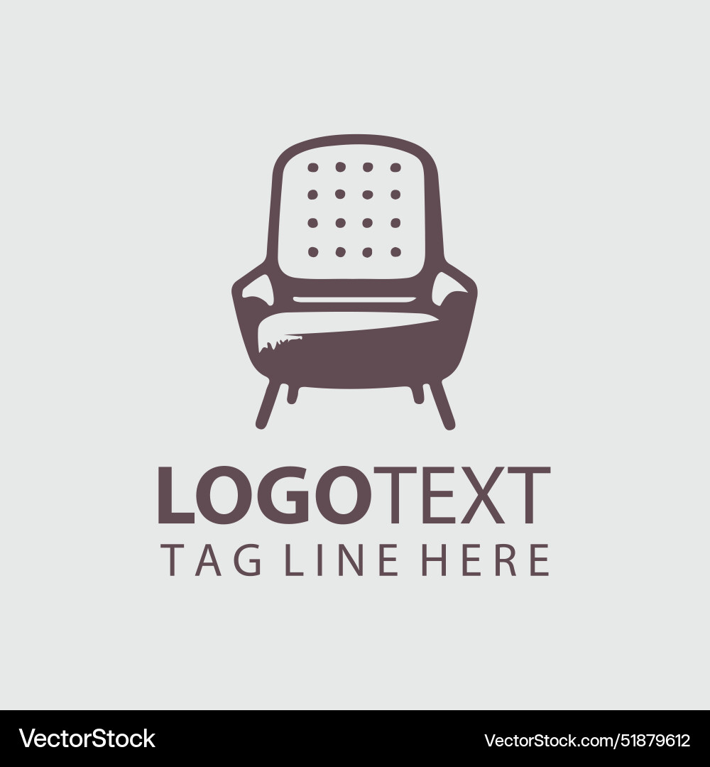 Sofa logo Royalty Free Vector Image - VectorStock