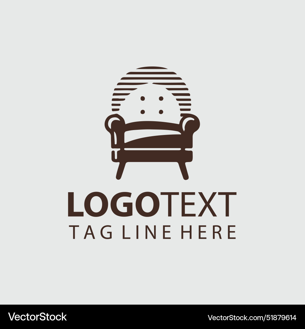 Sofa logo Royalty Free Vector Image - VectorStock