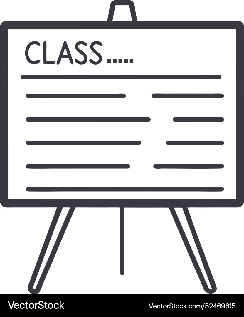 Back to school reminder class note book Royalty Free Vector