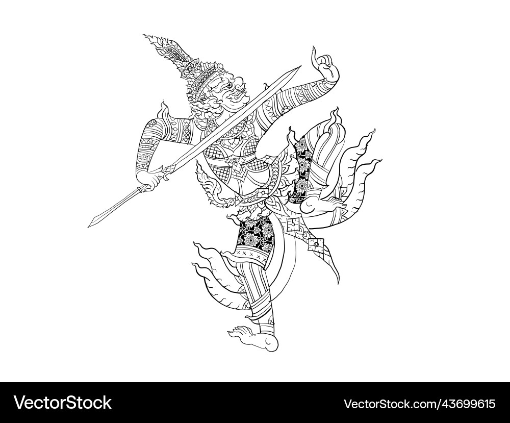 Khmer Hanuman Tattoos Thai Tattoo Designs