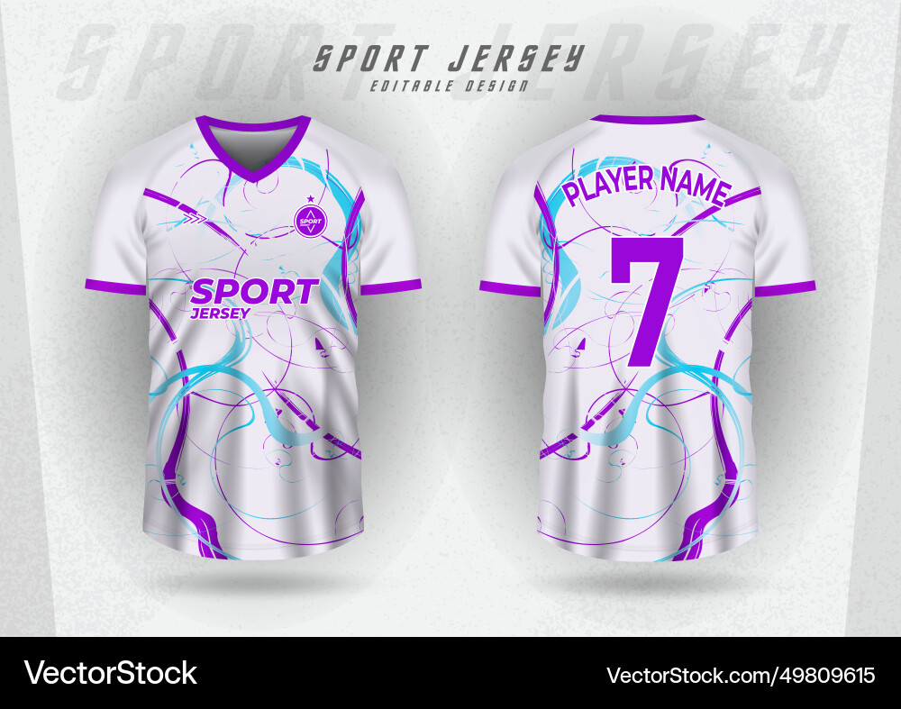Mockup for sports jerseys Royalty Free Vector Image