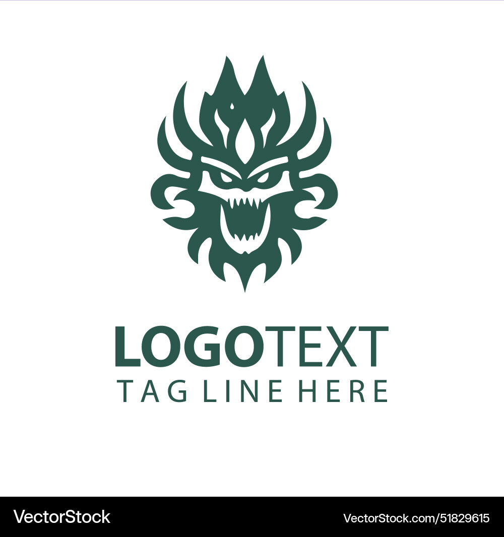 Monster logo Royalty Free Vector Image - VectorStock