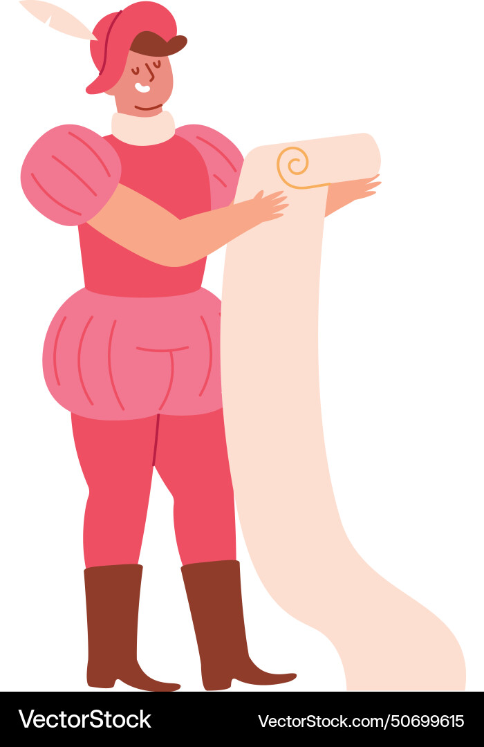 Poet man cartoon Royalty Free Vector Image - VectorStock