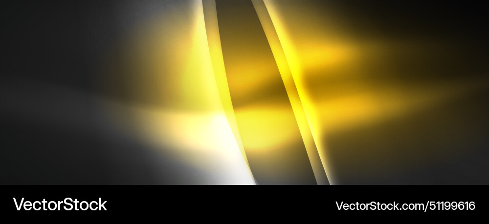 Amber light on dark backdrop creates a striking Vector Image