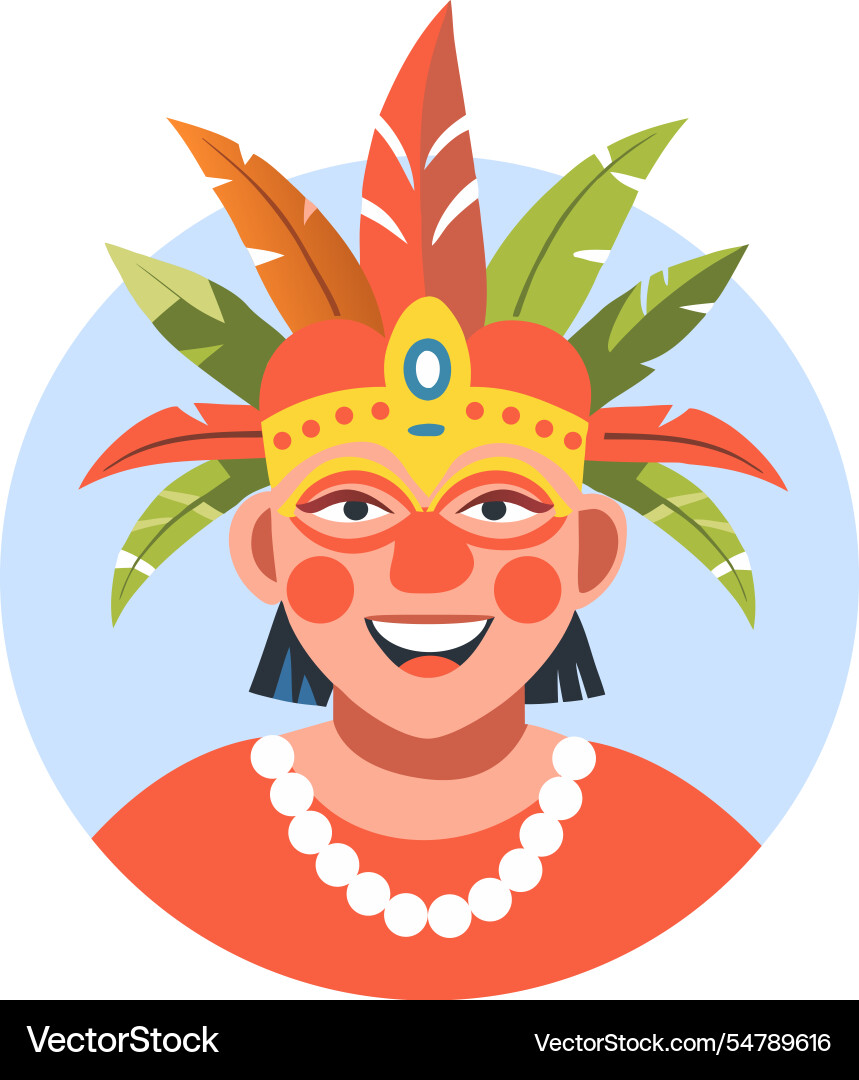 Carnival performer Royalty Free Vector Image - VectorStock
