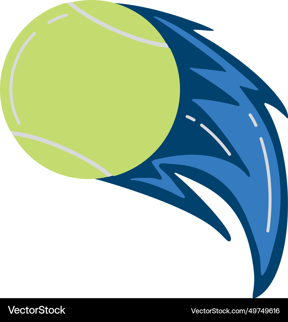 Padel tennis ball Royalty Free Vector Image - VectorStock