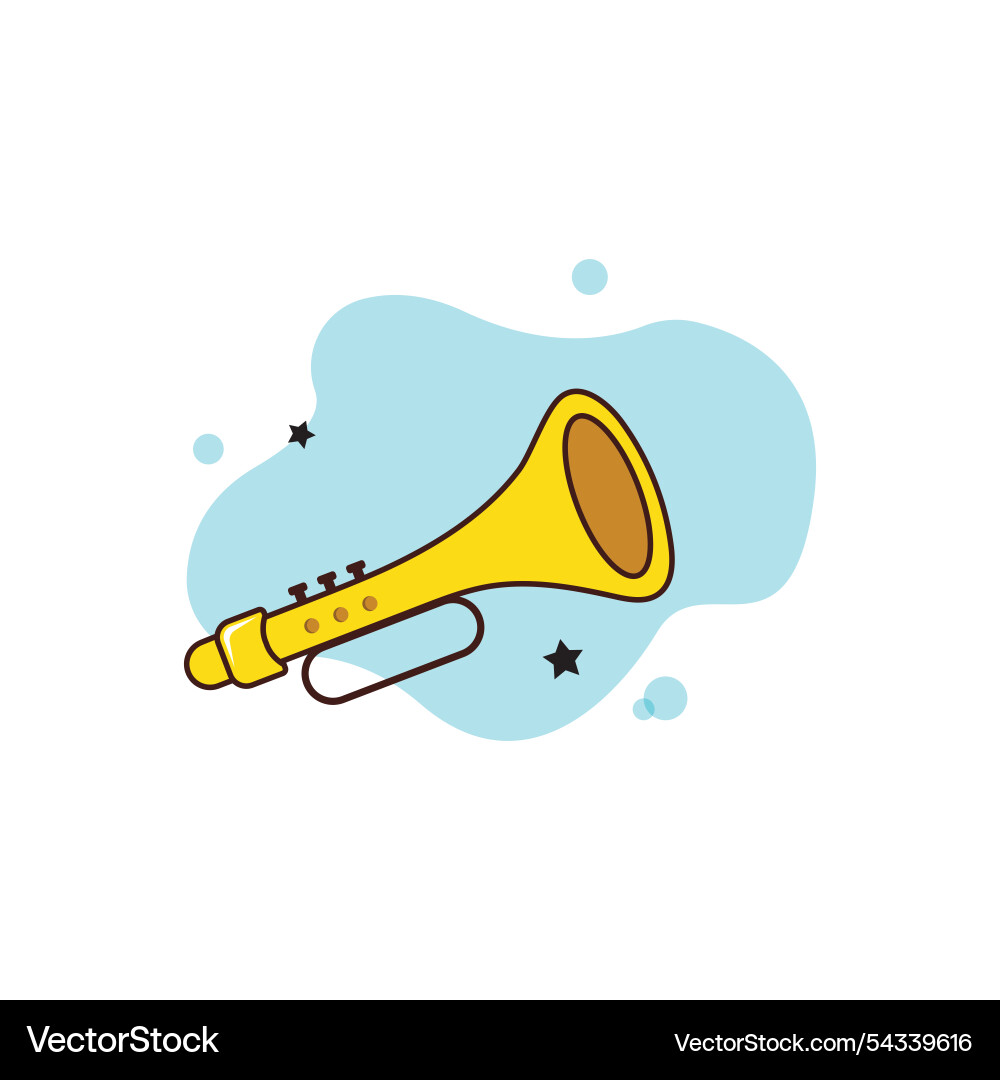 Trumpet icon Royalty Free Vector Image - VectorStock
