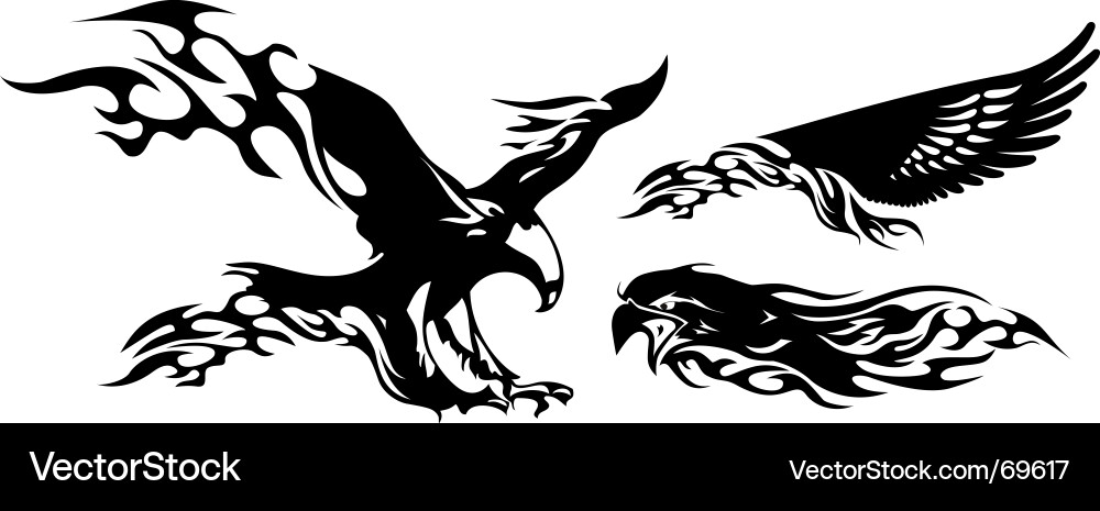 Fire Eagle Vector Fire Eagle. Vector Illustration. Stock Vector By