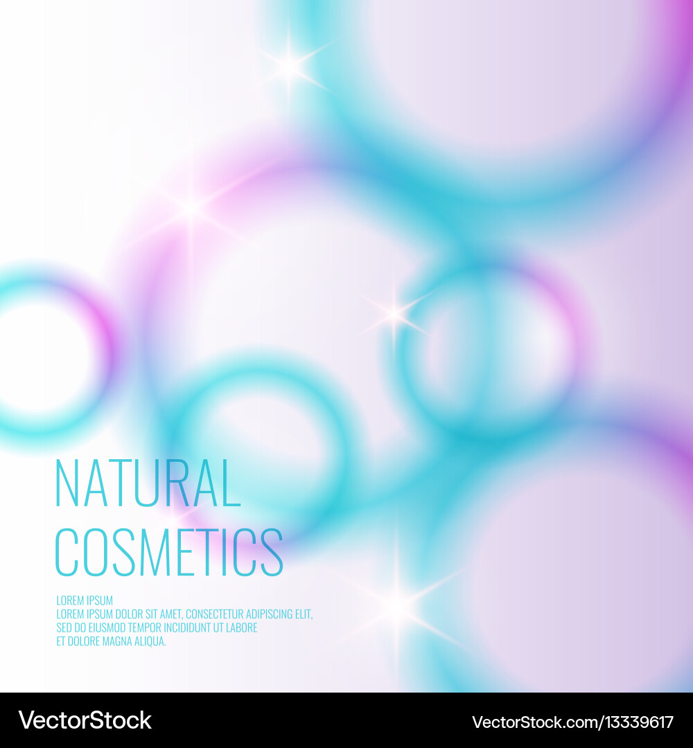Natural cosmetics background Royalty Free Vector Image