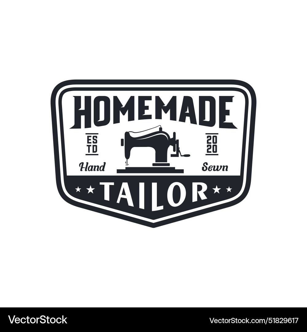 Tailor shop logo template tailoring concept – Royalty-Free Vector ...