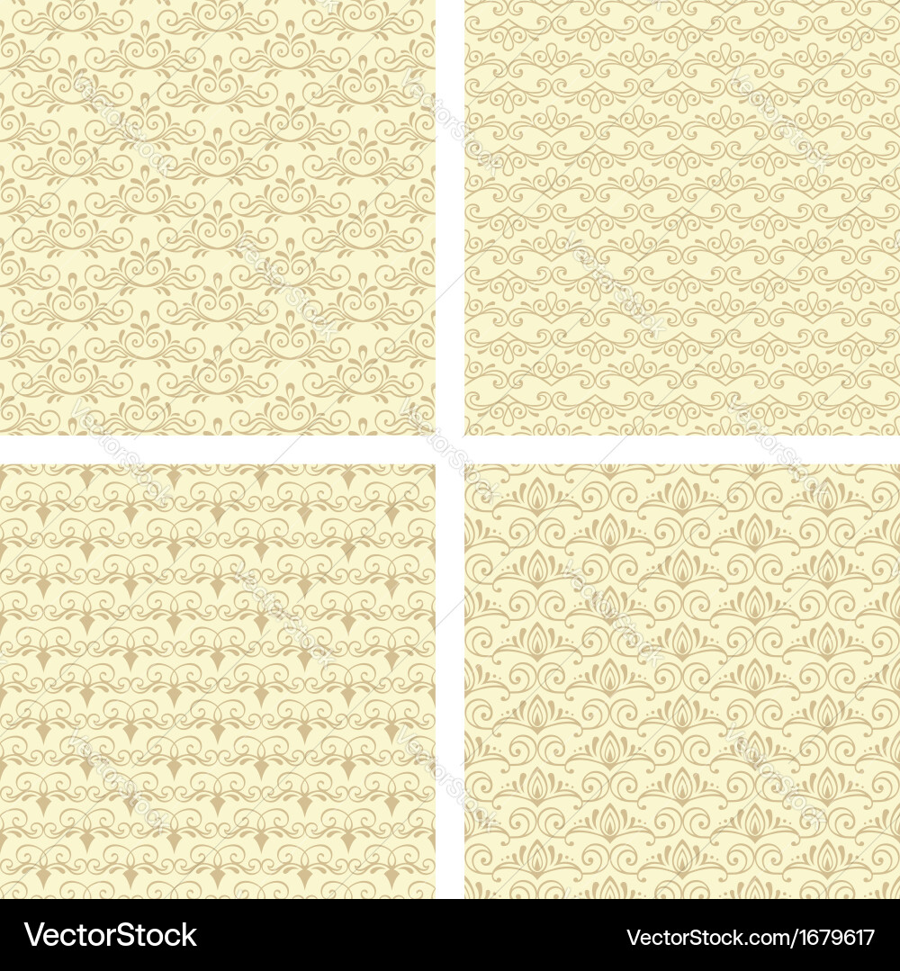 Vintage patterns Royalty Free Vector Image - VectorStock