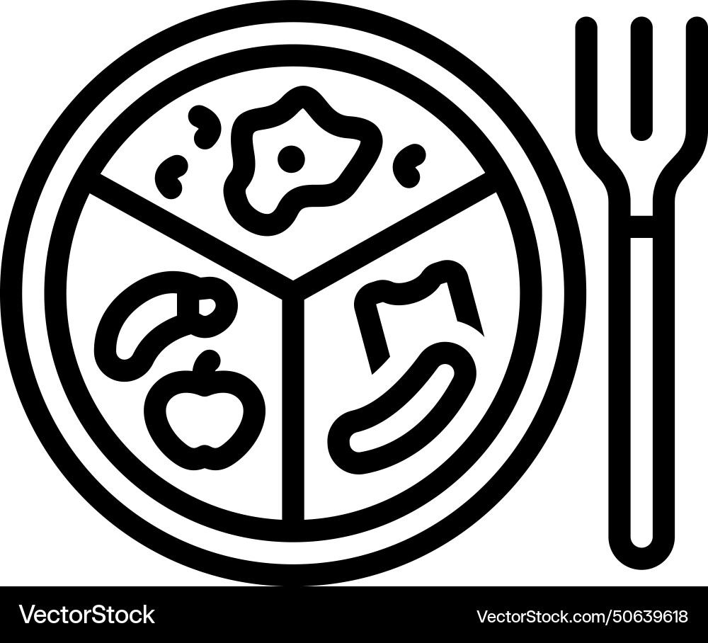 Balanced diet Royalty Free Vector Image - VectorStock