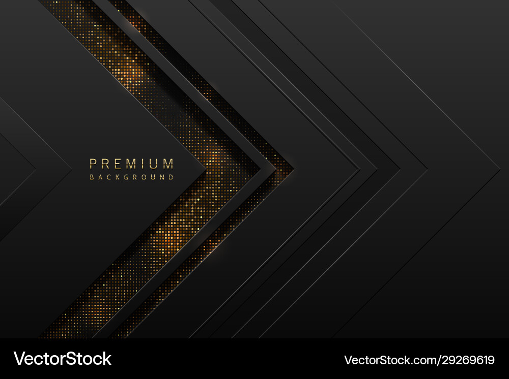 Abstract black layered background Royalty Free Vector Image