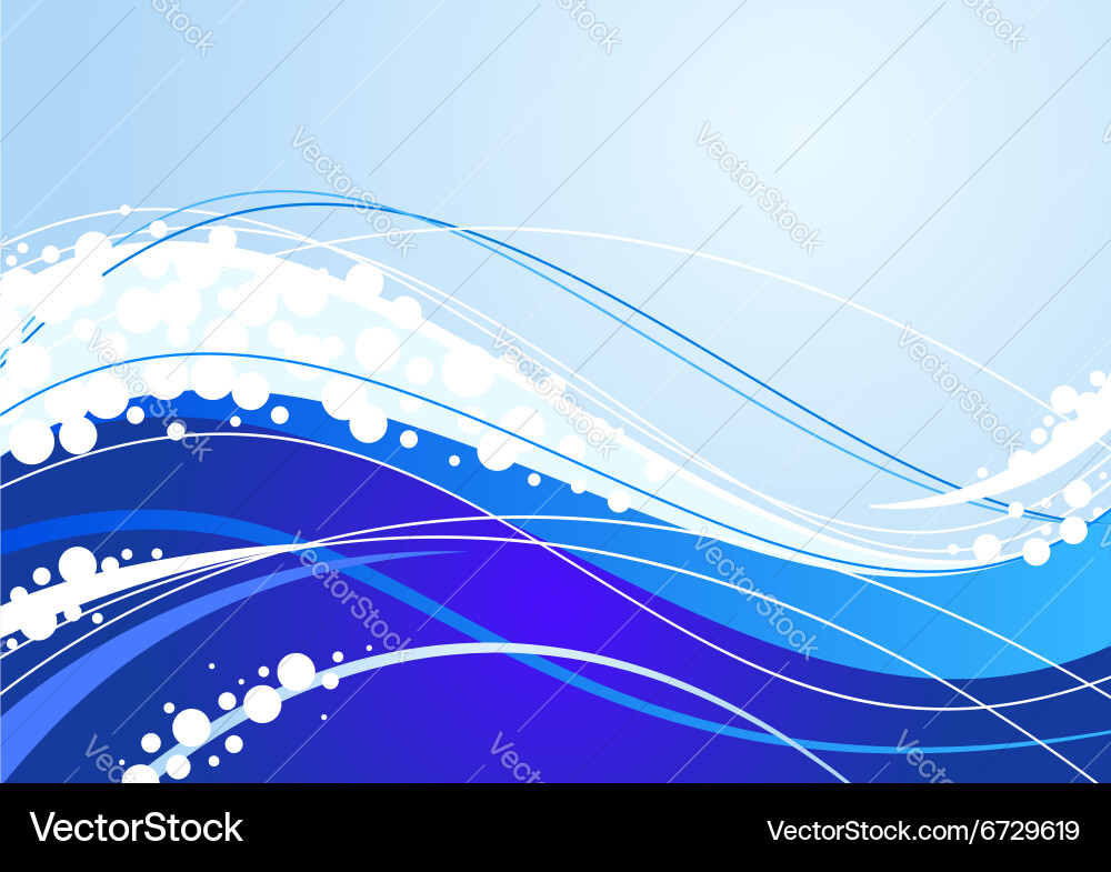 Abstract sea background Royalty Free Vector Image