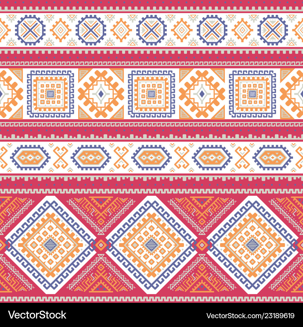 Ethnic Aztec Pattern Royalty Free Vector Image