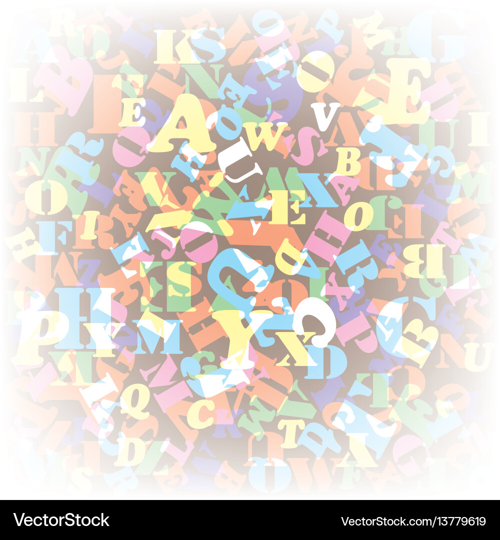Letters Royalty Free Vector Image - VectorStock