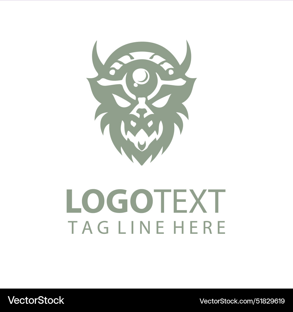 Monster logo Royalty Free Vector Image - VectorStock