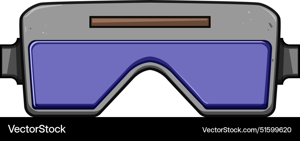 Construction goggles welding cartoon Royalty Free Vector