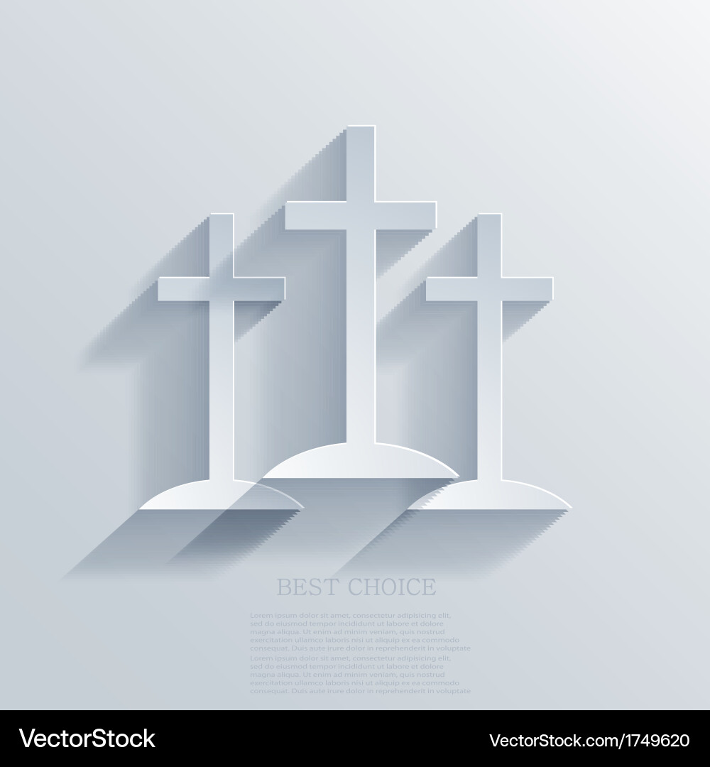 Cross background eps10 Royalty Free Vector Image