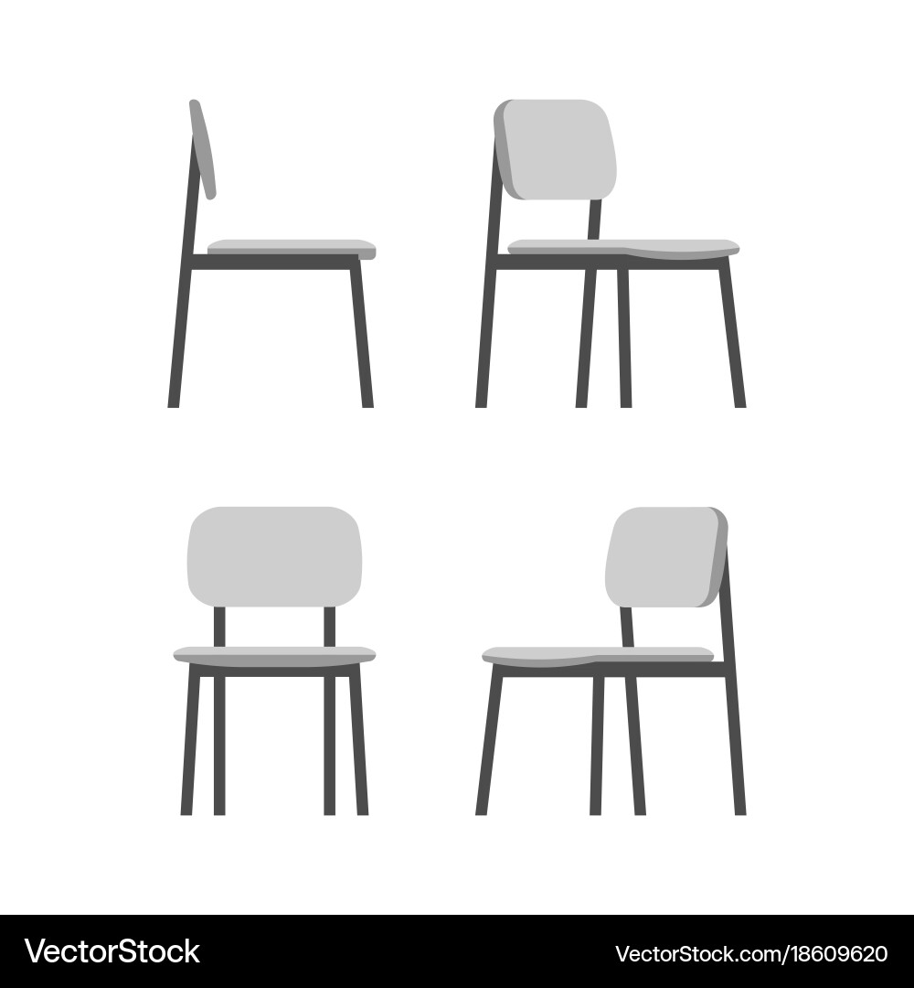Office chair isolated on white background Vector Image