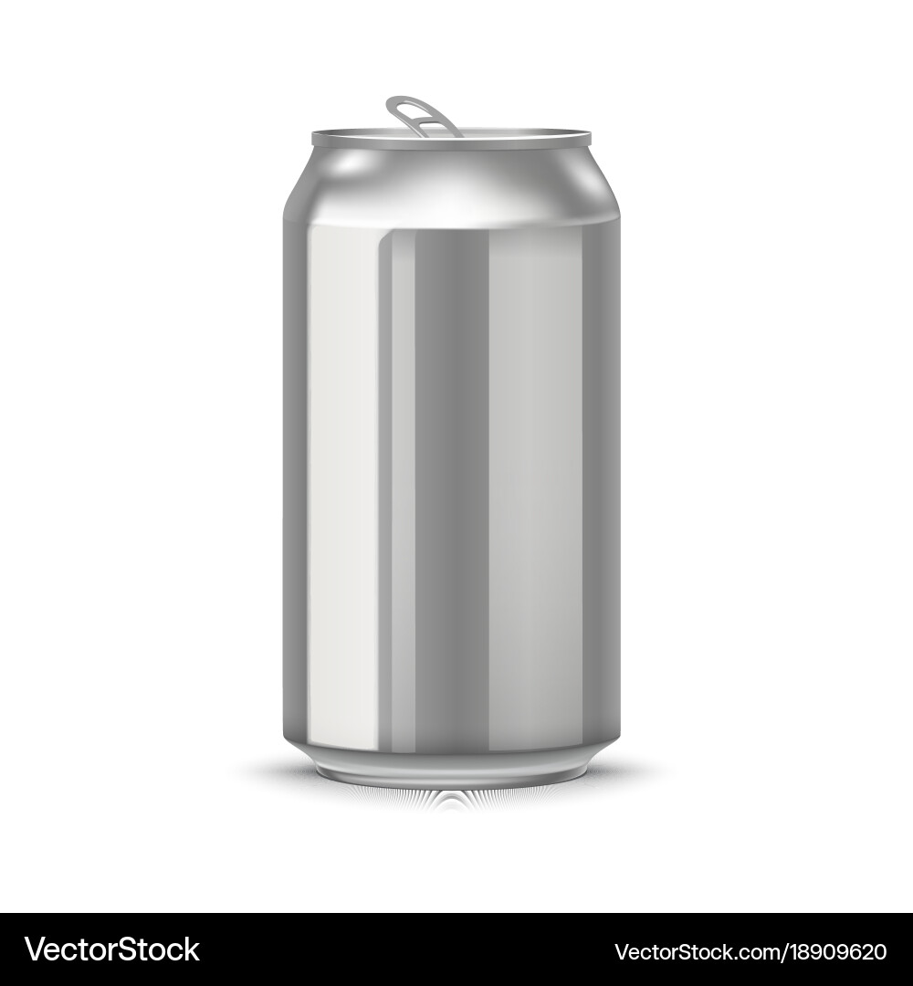 Realistic aluminum cans Royalty Free Vector Image