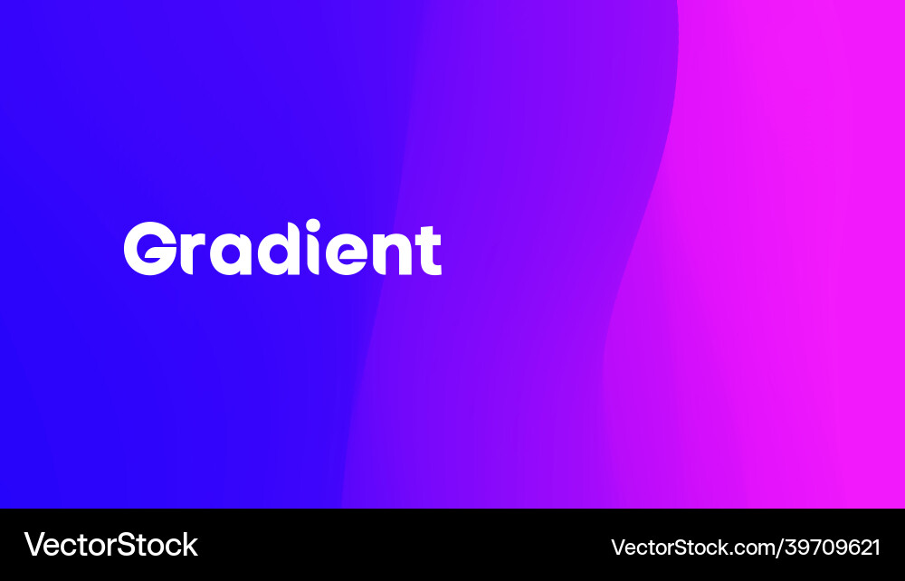 Purple blue gradient wave neon graphic Royalty Free Vector