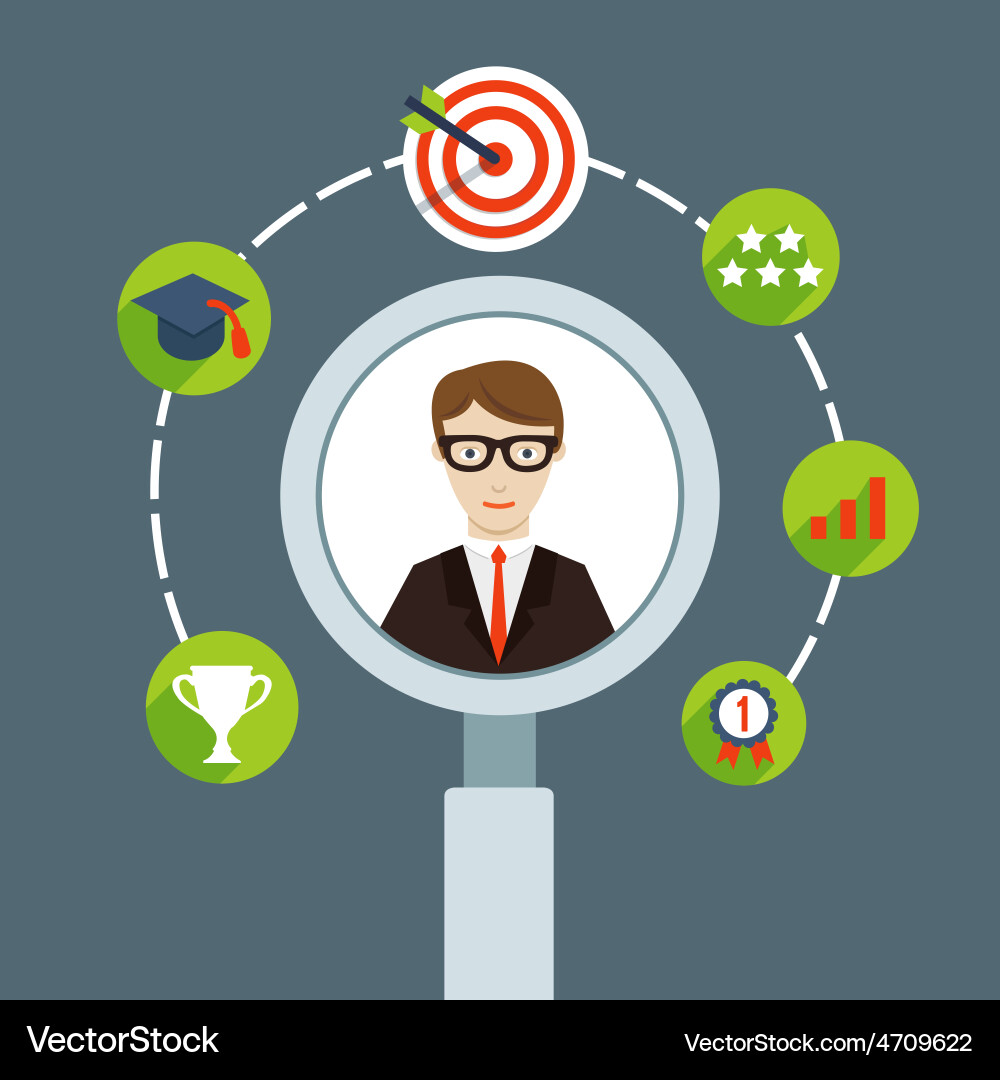 Personnel Selection and Recruitment Royalty Free Vector