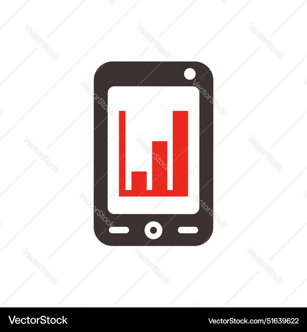 Smart phone icon made in color style Royalty Free Vector