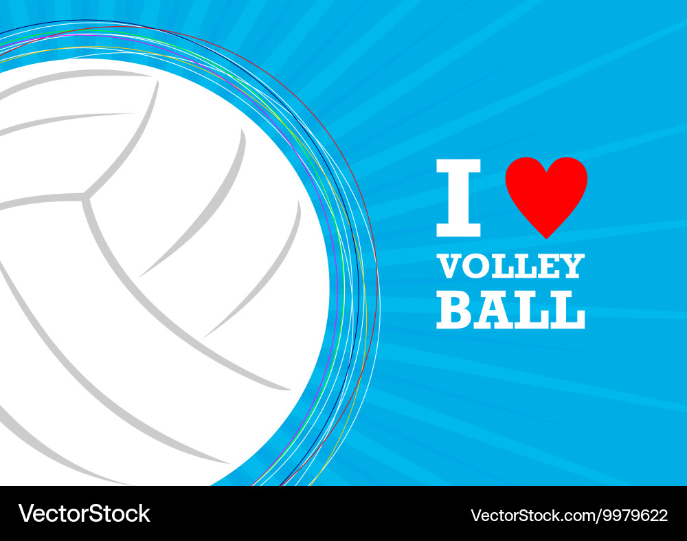 Volleyball Royalty Free Vector Image - VectorStock