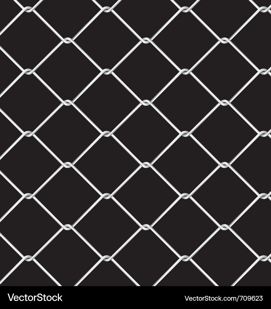 Wire fence seamless pattern Royalty Free Vector Image