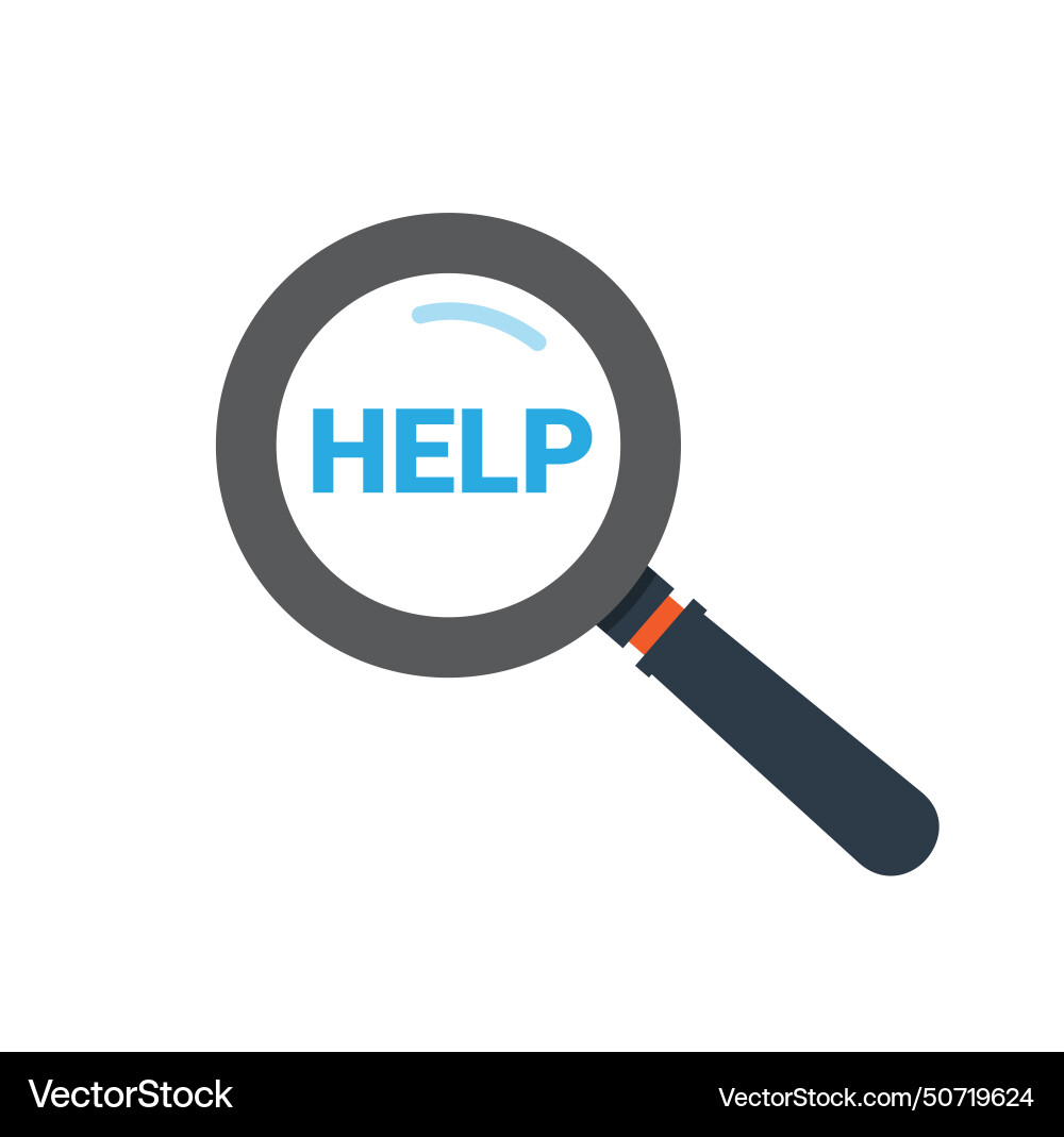 Asking or looking for help conceptual Royalty Free Vector