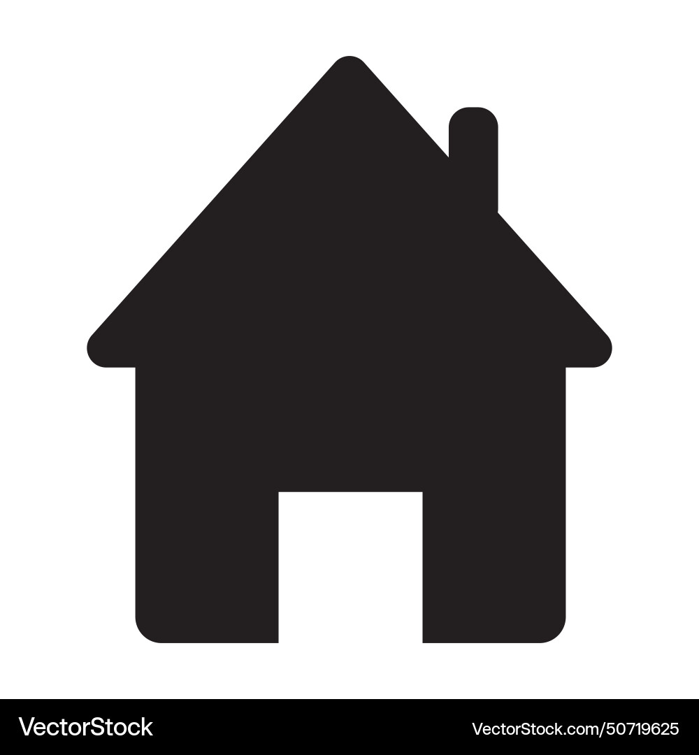 Home icon Royalty Free Vector Image - VectorStock