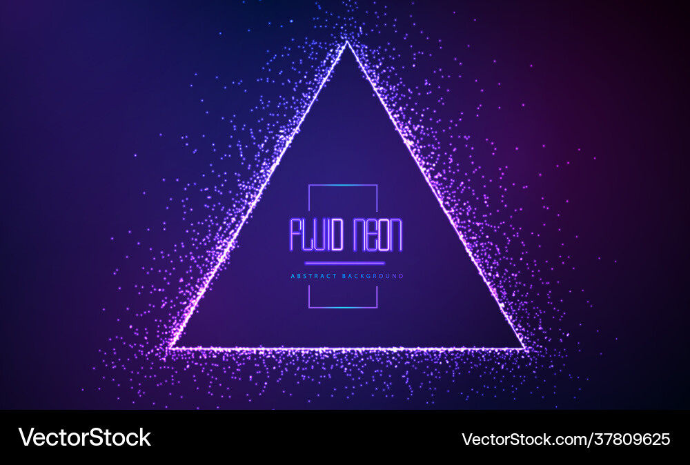 Neon Fluid Background Royalty Free Vector Image