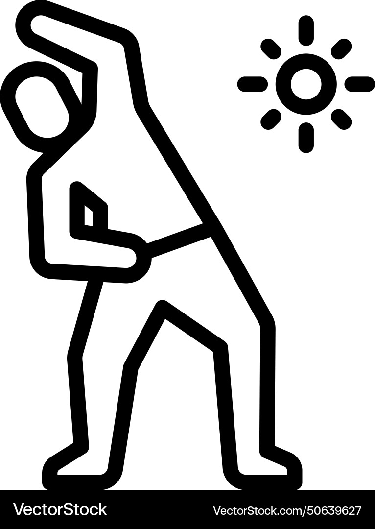 Exercise Royalty Free Vector Image - VectorStock