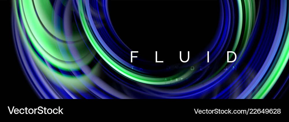 Background abstract design flowing mixing liquid Vector Image