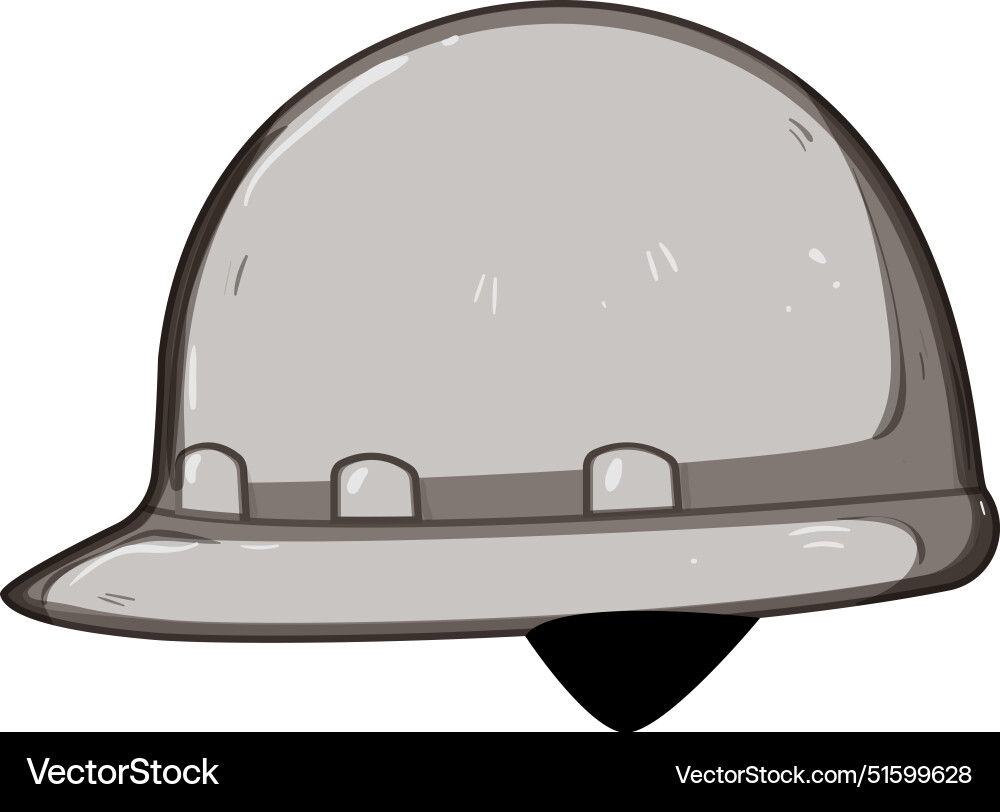 Engineer hard hat cartoon Royalty Free Vector Image