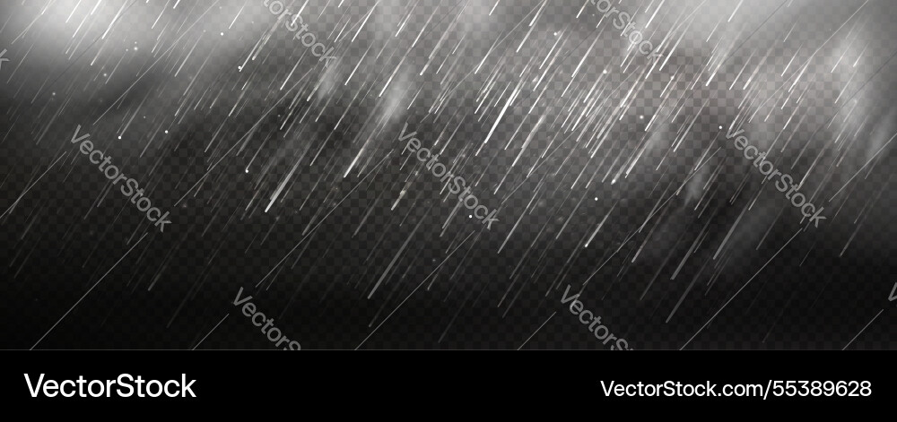 Heavy rainy effect overlay Royalty Free Vector Image